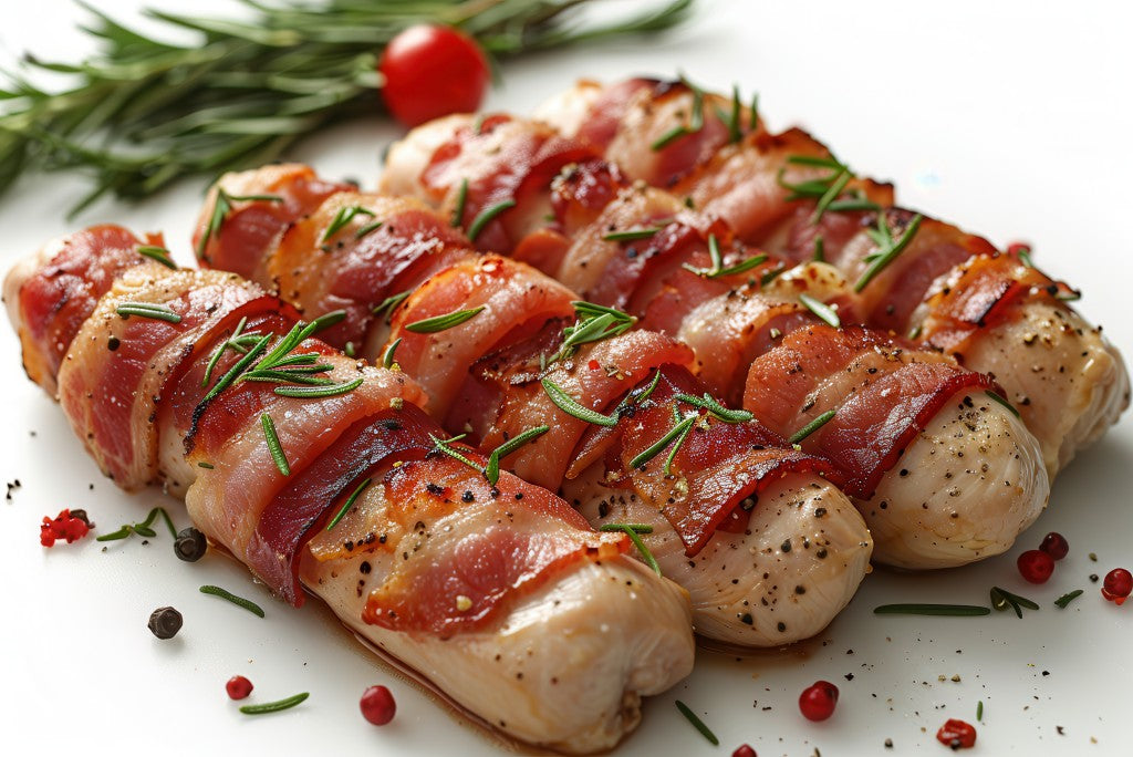 Barbecue Bacon Wrapped Chicken Bites – Alicia’s Spice Co.